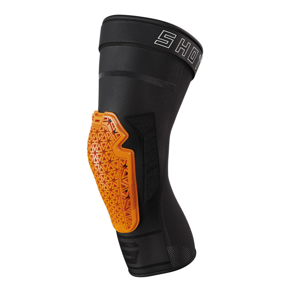 Shot - 2024 Race D30 Black/Orange Knee Guards – AMA Warehouse