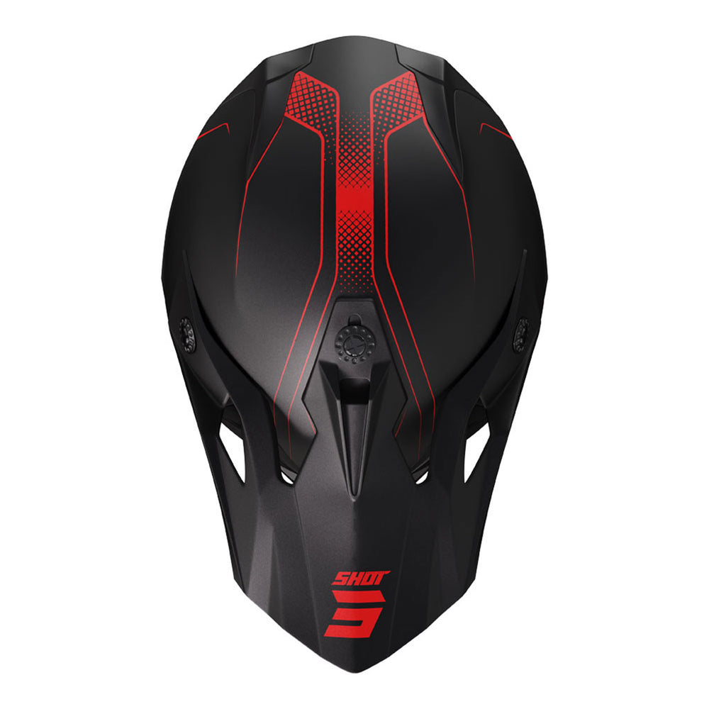 Shot - 2024 Pulse Edge Matt Red Helmet – AMA Warehouse