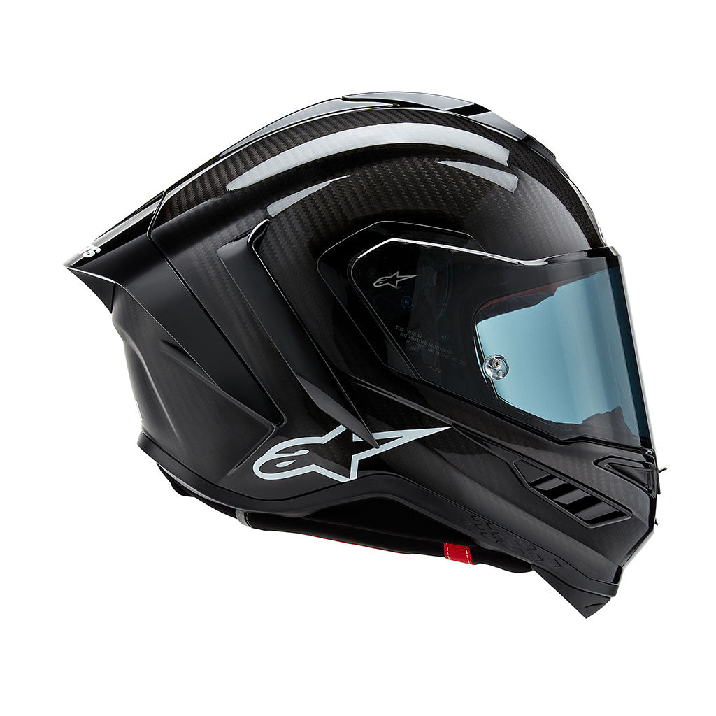 Alpinestars - Supertech SR10 Solid Black Carbon Helmet – AMA Warehouse