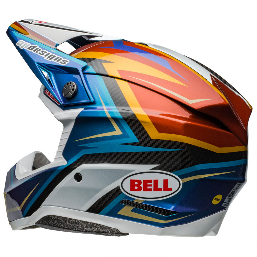 Bell - Moto-10 Spherical Tomac White/Gold Helmet – AMA Warehouse Bell - Moto-10 Spherical Tomac White/Gold Helmet – AMA Warehouse
