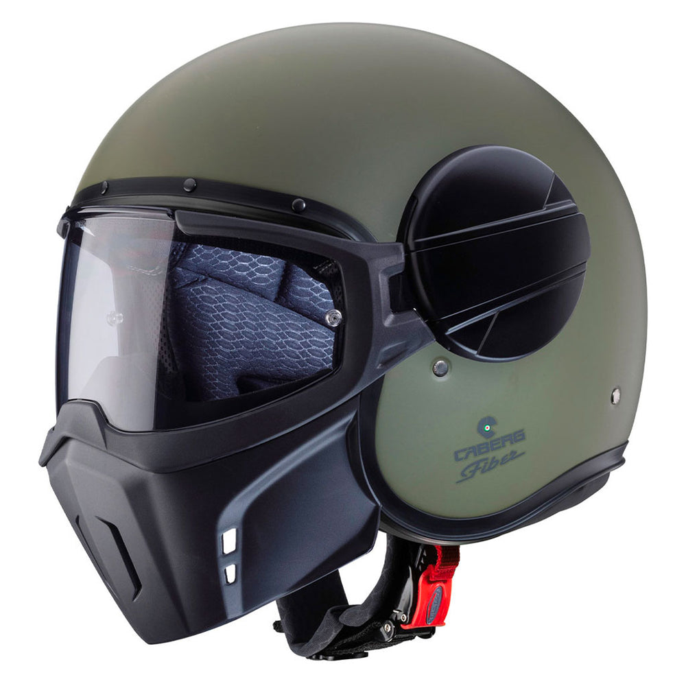 Caberg - Jet Ghost Military Green Helmet – AMA Warehouse