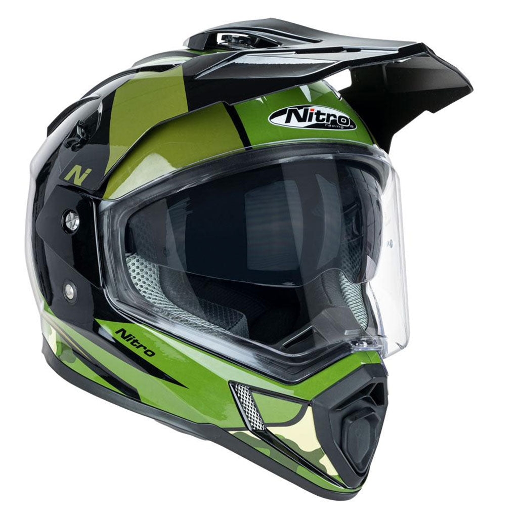 Nitro - MX780 Adventure Green Camo Helmet – AMA Warehouse
