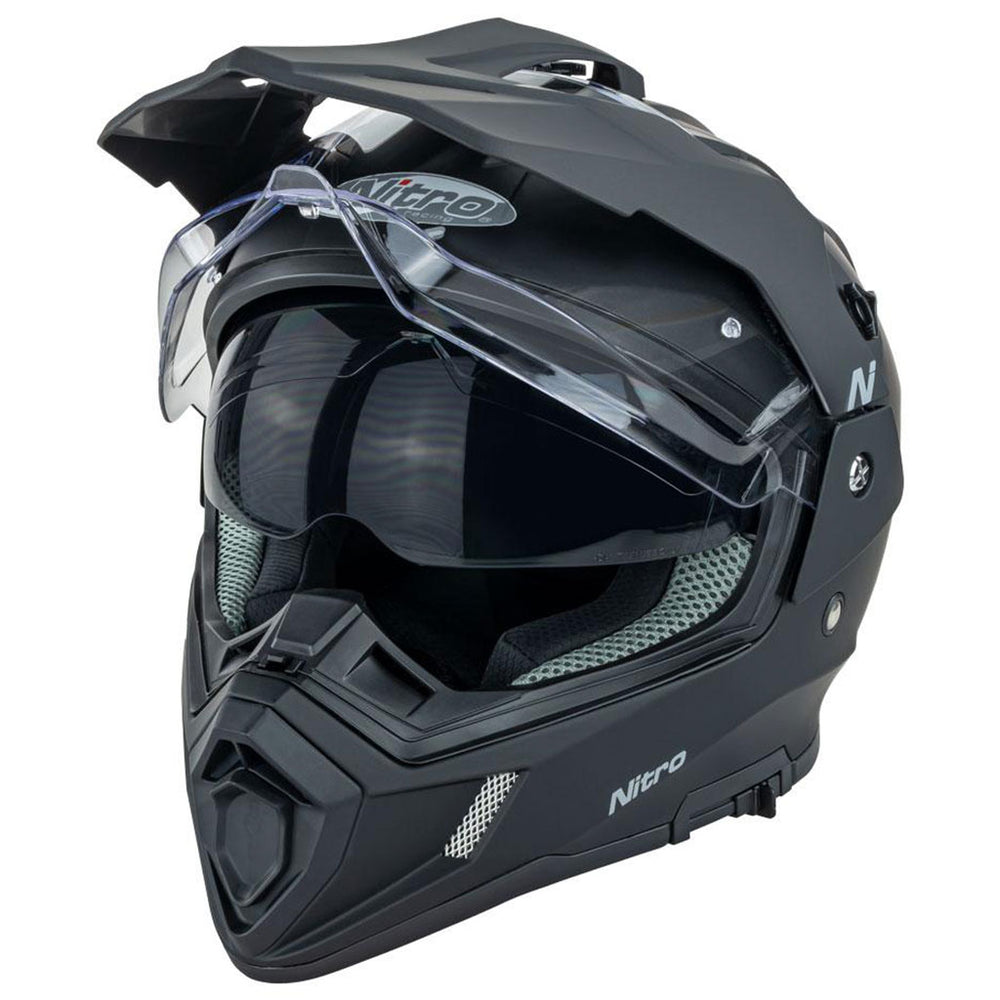 Nitro - MX780 Adventure Matt Black Helmet – AMA Warehouse