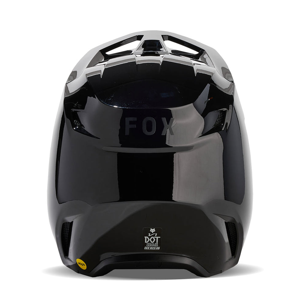 Fox - 2024 V1 Solid Gloss Black Helmet – AMA Warehouse