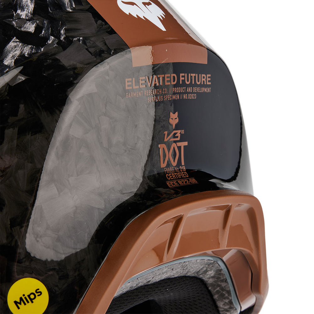 Fox - 2024 V3RS Optical Carbon/Black Helmet – AMA Warehouse