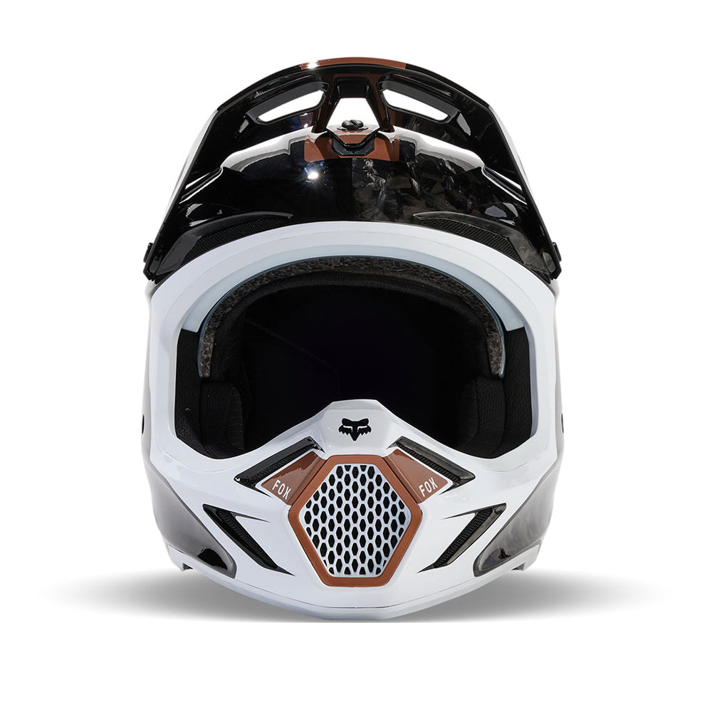 Fox - 2024 V3RS Optical Carbon/Black Helmet – AMA Warehouse