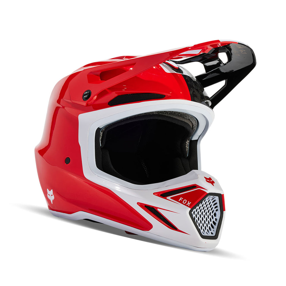 Fox - 2024 V3RS Optical Carbon/Red Helmet – AMA Warehouse