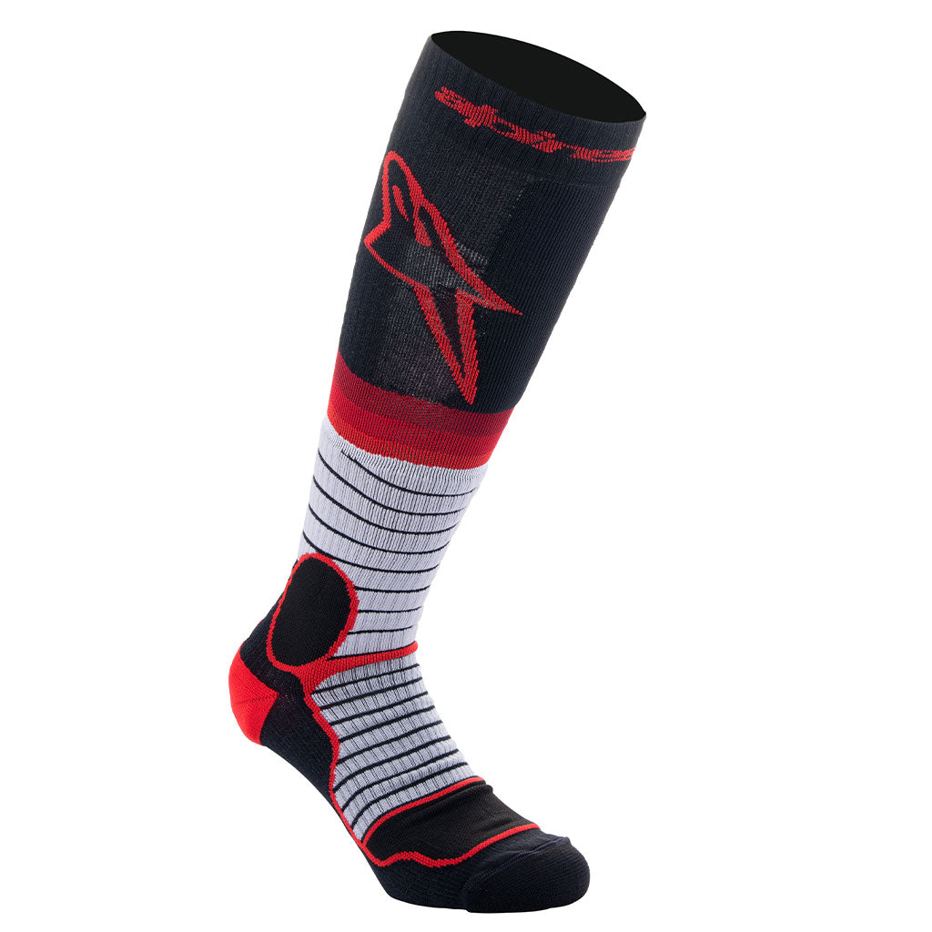 Alpinestars - MX Pro Black/Grey/Red Socks – AMA Warehouse