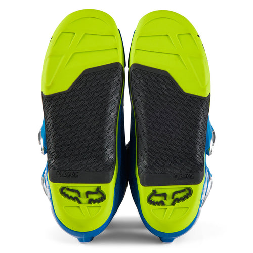 Fox - Motion Blue/Yellow MX Boots – AMA Warehouse