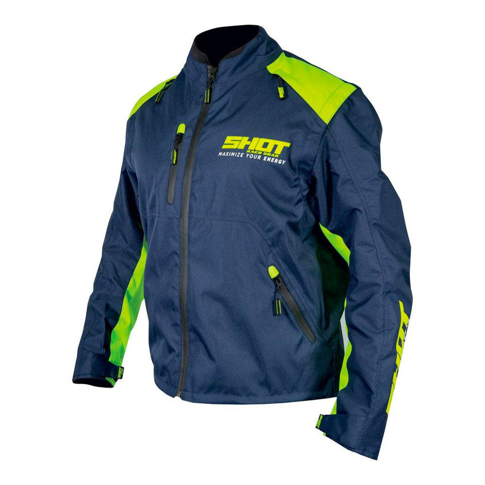 Shot - Assault Enduro Blue/Yellow Jacket – AMA Warehouse