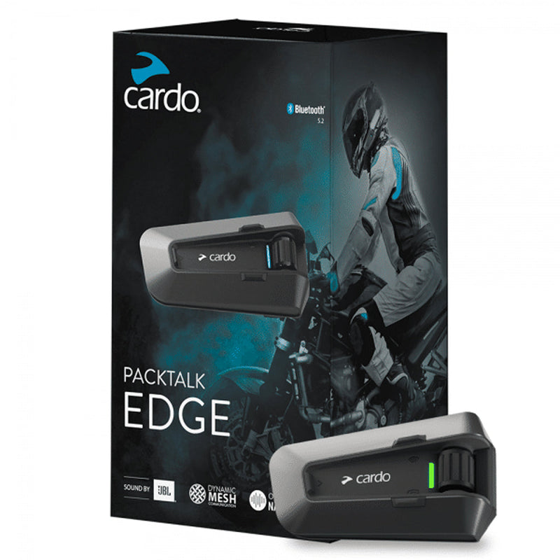 Cardo - Packtalk Edge Single Intercom System - AMA Warehouse